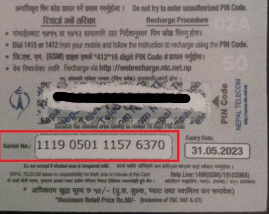 NTC PIN Recovery | Recover damaged recharge card [full guide]