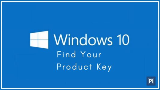 How to find Windows 7/8/10 product key using cmd, PowerShell, Registry