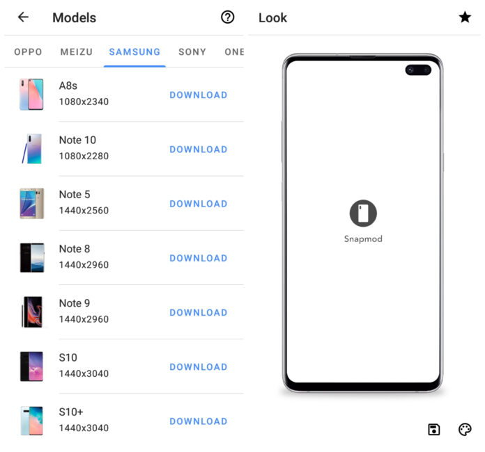 How to add device frame to your screenshot using Snapmod?