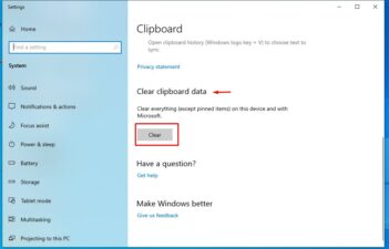 How to enable or disable Windows 10 Clipboard History