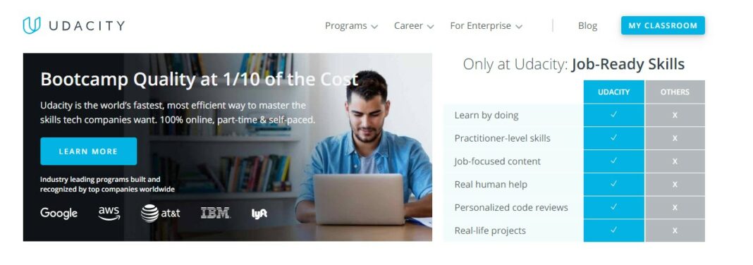 Udacity Free Tech Training Courses, Coronavirus lockdown
