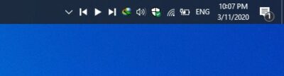 How to add media controls to the taskbar in Windows 10