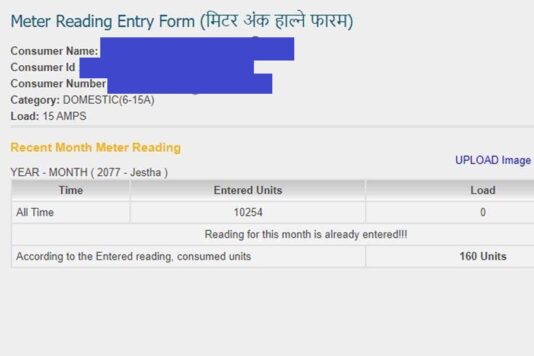 NEA online meter reading and bill payment portal, pay bills now easy