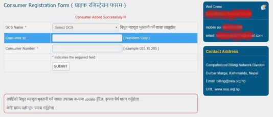 NEA online meter reading and bill payment portal, pay bills now easy