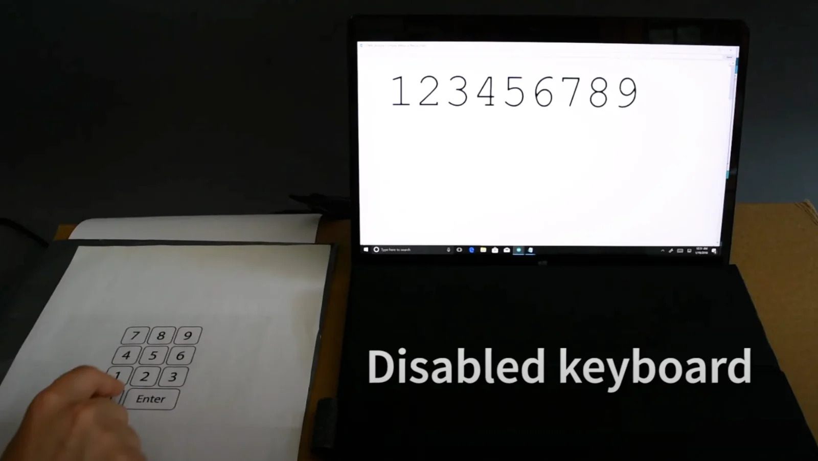 Engineer unveiled a new tech, turns any paper into a foldable keyboard